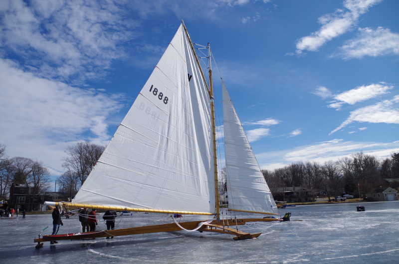 White Wings and Black Ice : Boats off the ice - Great day of sailing ...