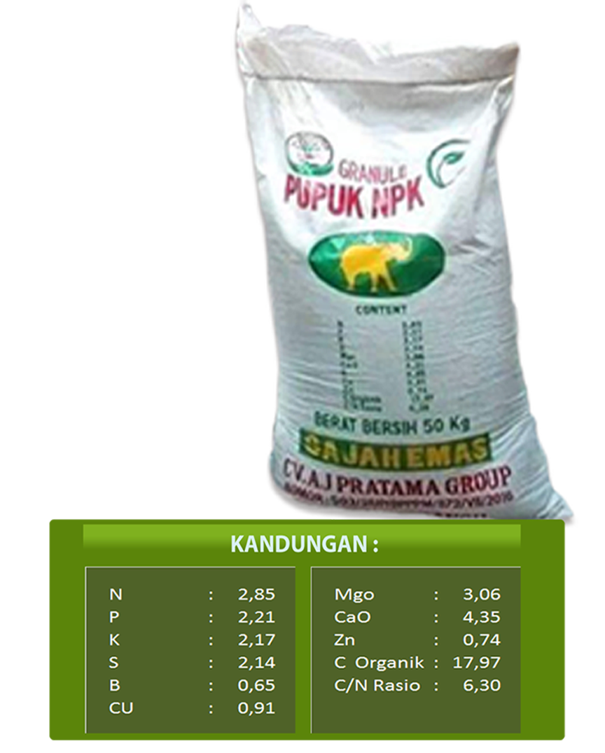Mengenal Pupuk NPK Organik Cap Gajah emas