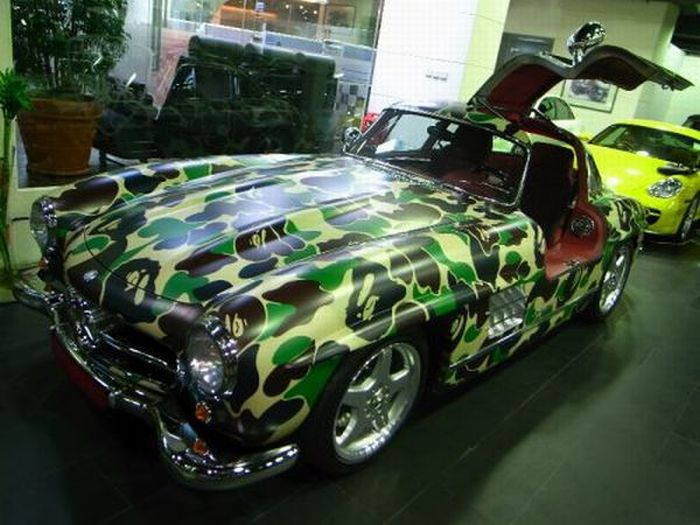Amazing Army Texture Cars