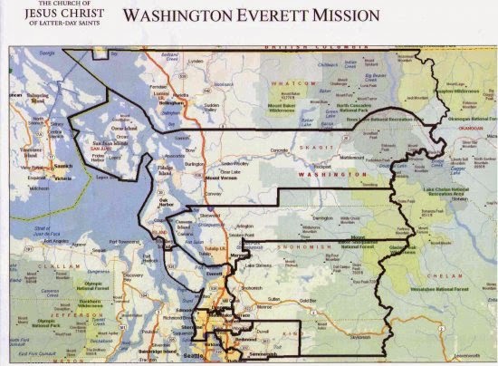 Sister Elle Jackson's Adventures in the Washington Everett Mission: Map ...