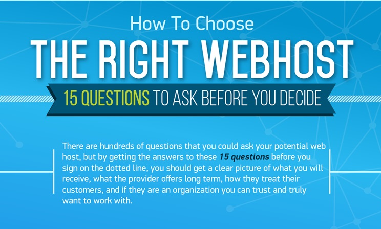 How to Pick Up the Best Web Host #infographic / Digital Information World