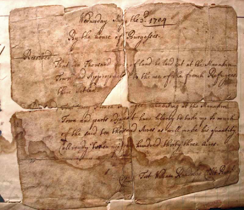 The Dean/Beaver Blog: Manakin Town, Virginia