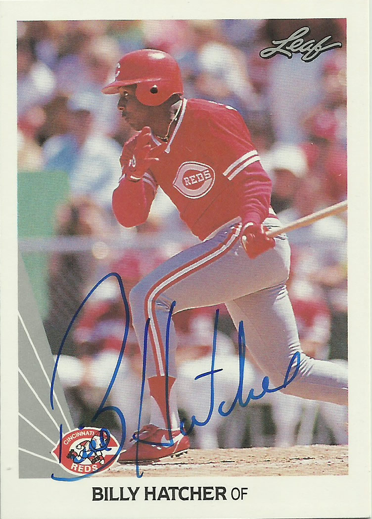 Cincinnati Reds Baseball Card Collector: TTM: Billy Hatcher