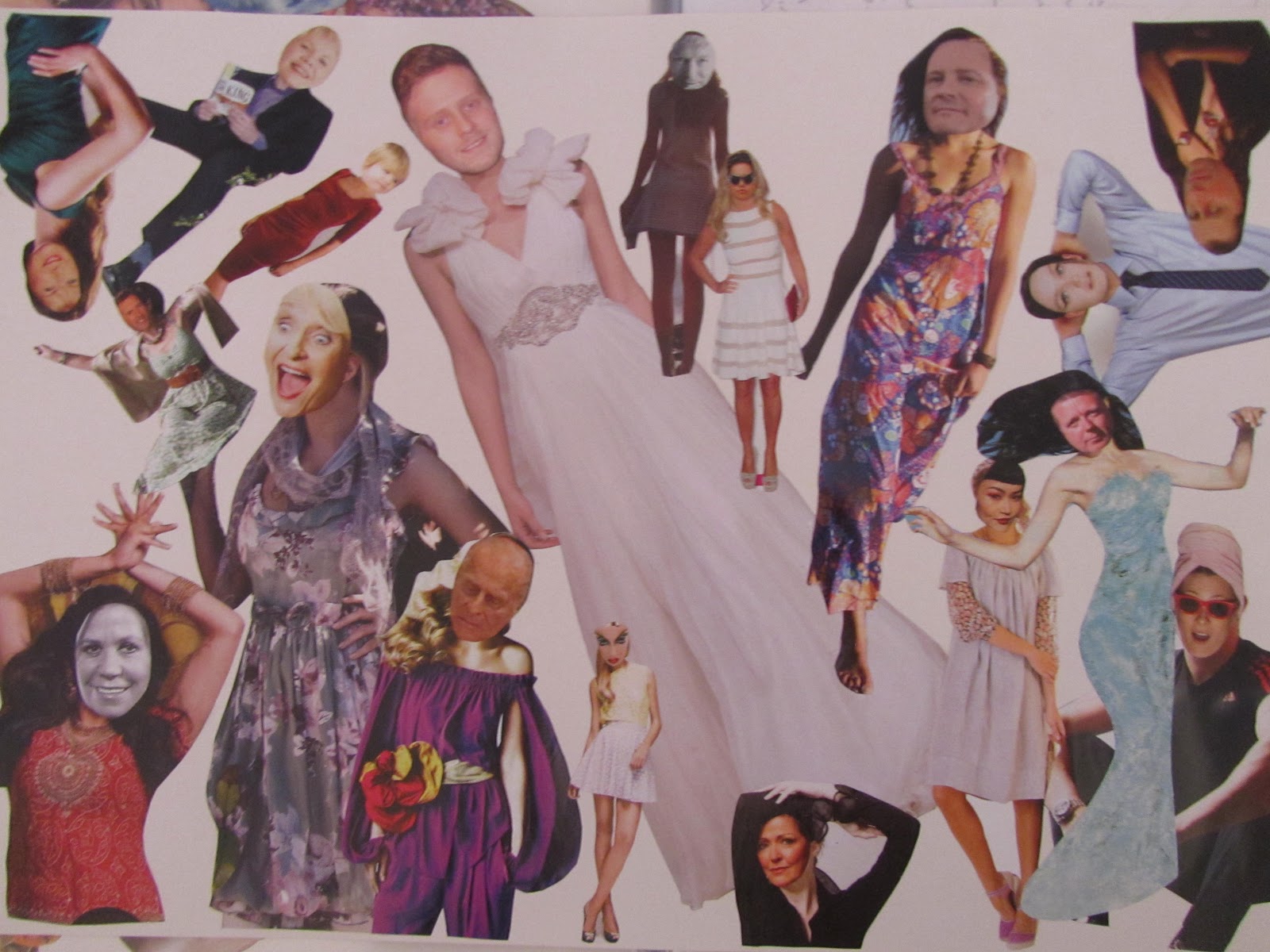 My GCSE Art Project: Replacing Faces Collages