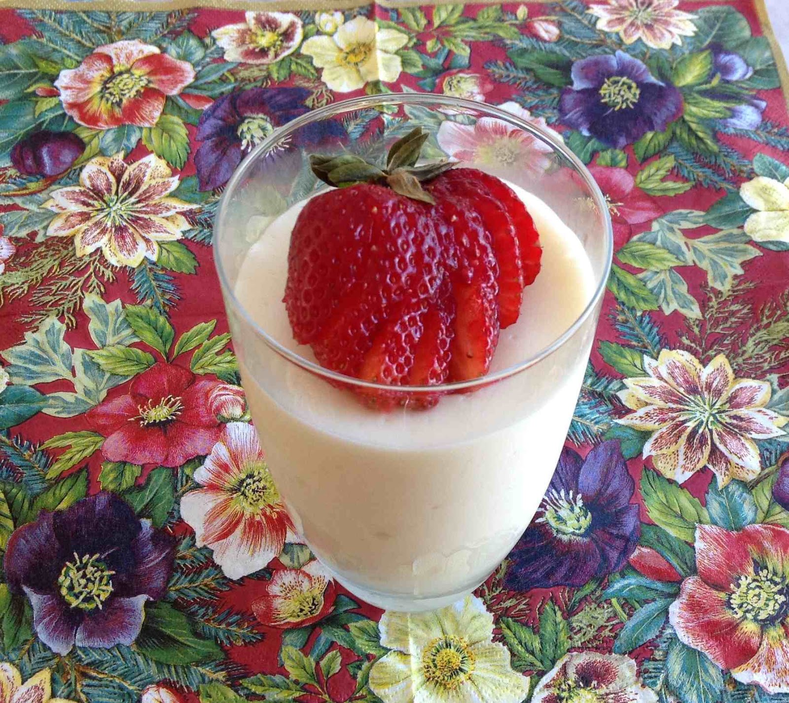 passionfruit flummery dessert