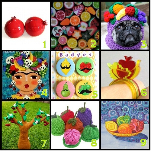 Pyssla&co: Etsy mei - Fruit!