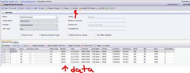 Acumatica Singapore: Sales Order Import, including Multiple Orders.