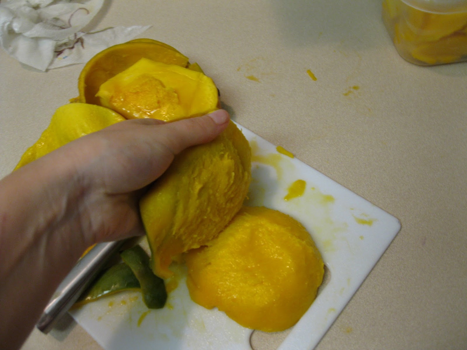 So There.: How To Peel a Mango - Step by Step Tutorial with Photos