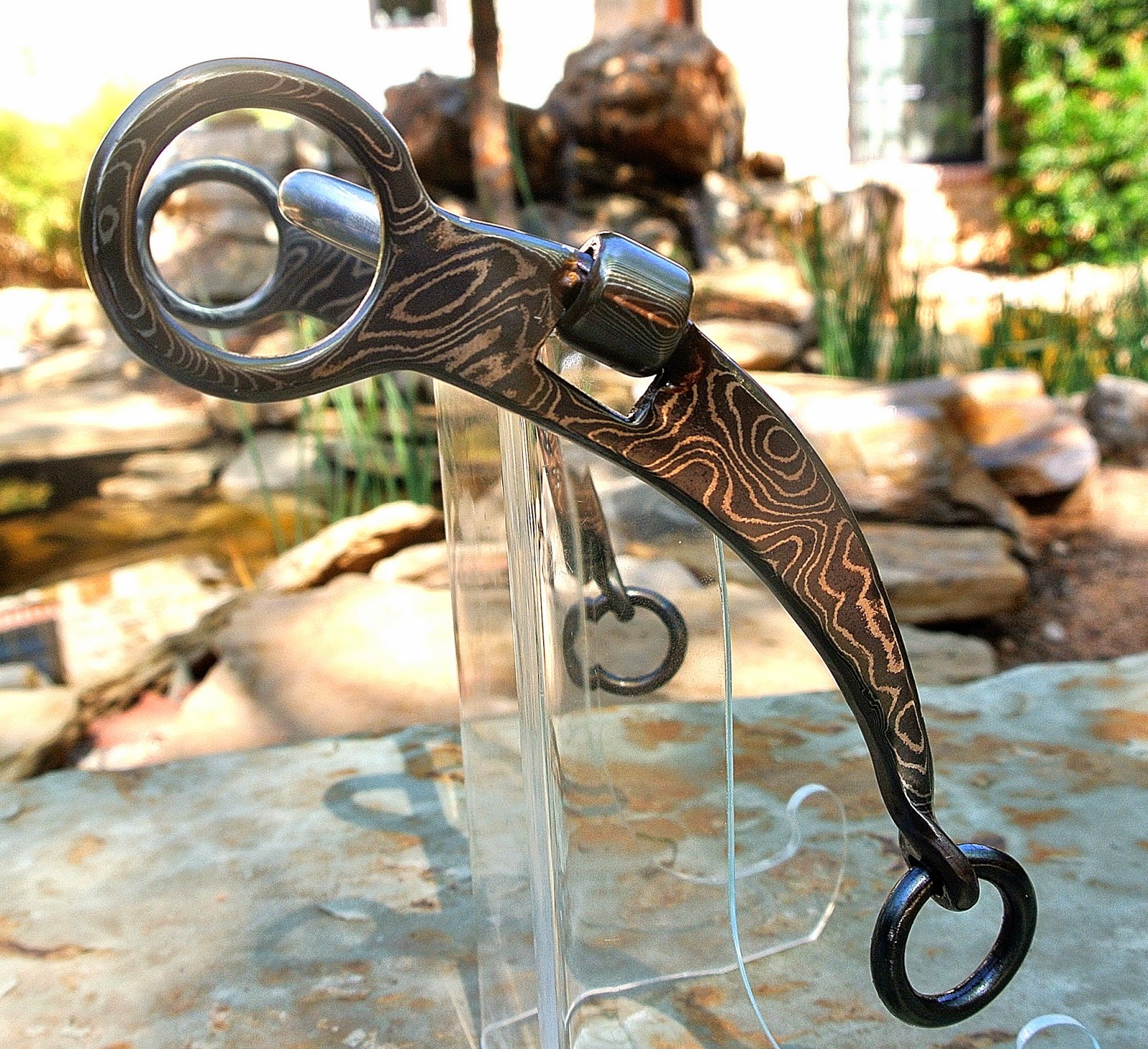 Chad's stuff: A damascus bit....