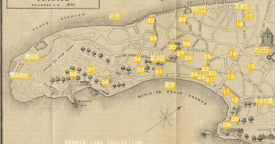 Macau Old Map: The First Tourist Map of Macau
