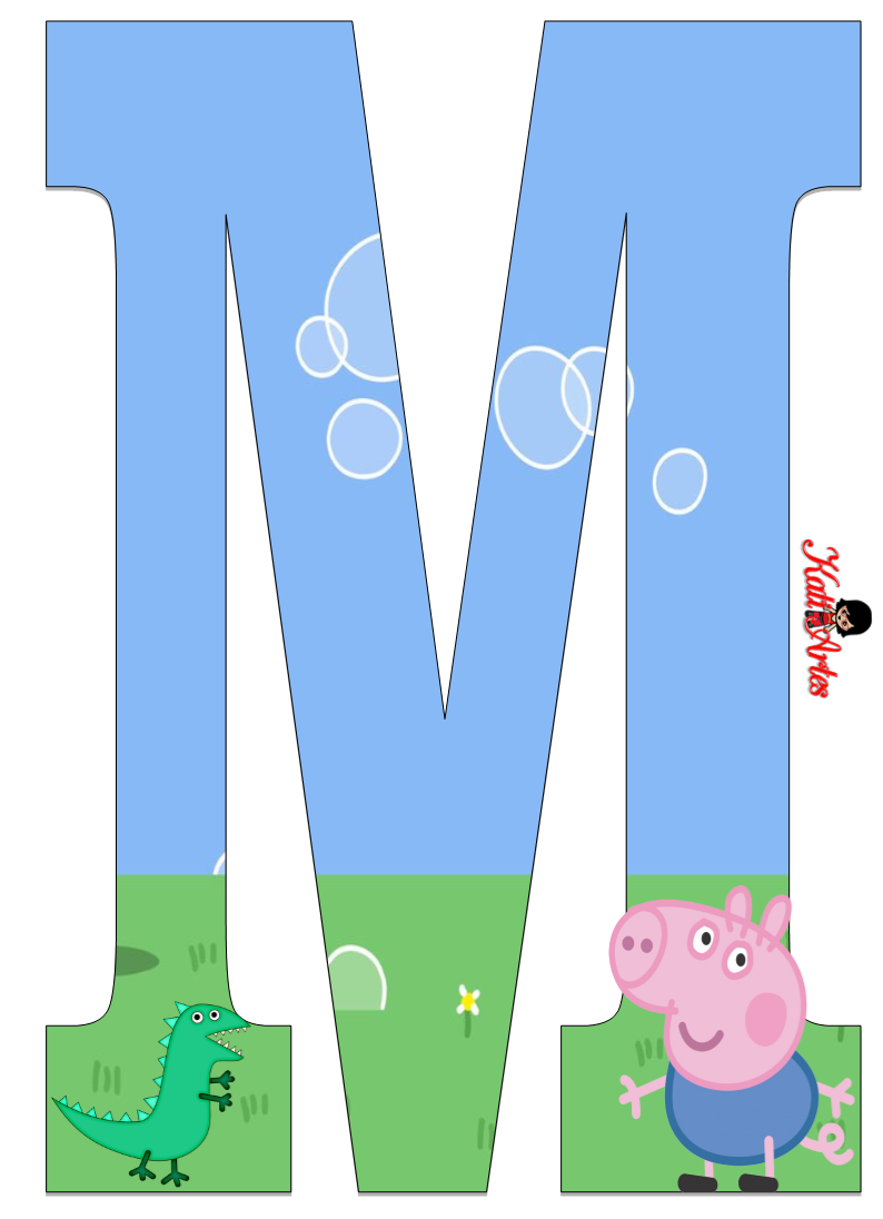 Alfabeto de George Pig. - Oh my Alfabetos!