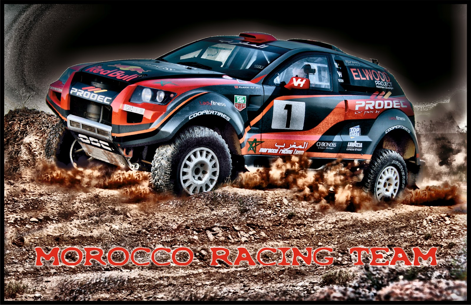 Red Bull Maroc partenaire du Morocco Racing team: Morocco Racing Team