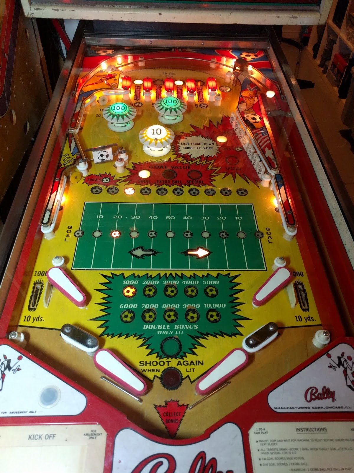 so I bought a pinball machine: Introducing... Kick Off!