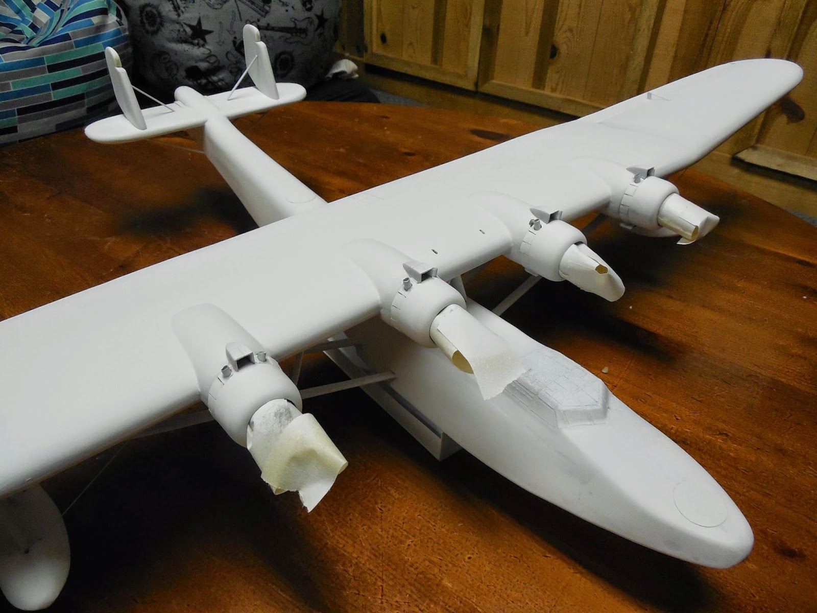 WildEagles: Kawanishi H6K "Mavis" by Mark Jahsan WIP#7