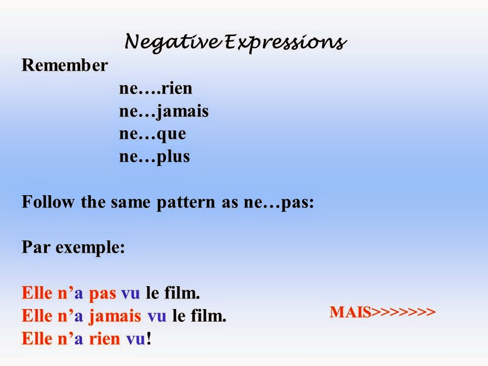 Ngoại ngữ là hành trang vào đời: LES PRONOMS INDÉFINIS: QUELQUE CHOSE ...
