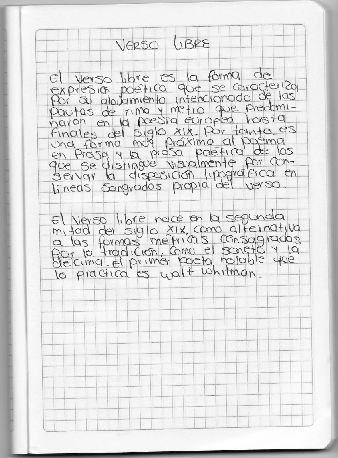 angie gonzalez: verso blanco y verso libre