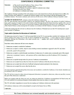 aacultwatch: Conference Steering Committee: Terms of Reference