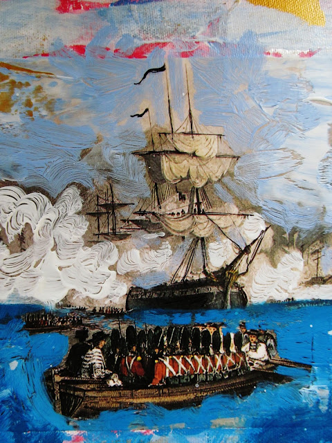 Patti Friday: NEW Painting: War of 1812 and The Story of Nancy