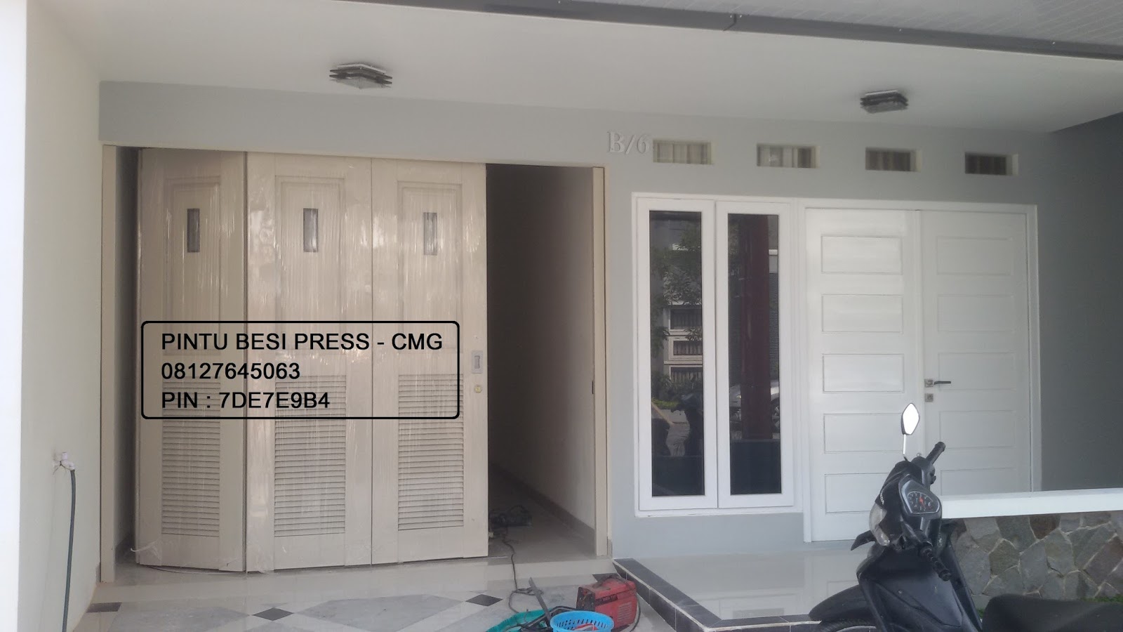 PINTU BESI PRESS PEKANBARU - RUKO DAN GARASI : PEMASANGAN PINTU GARASI ...