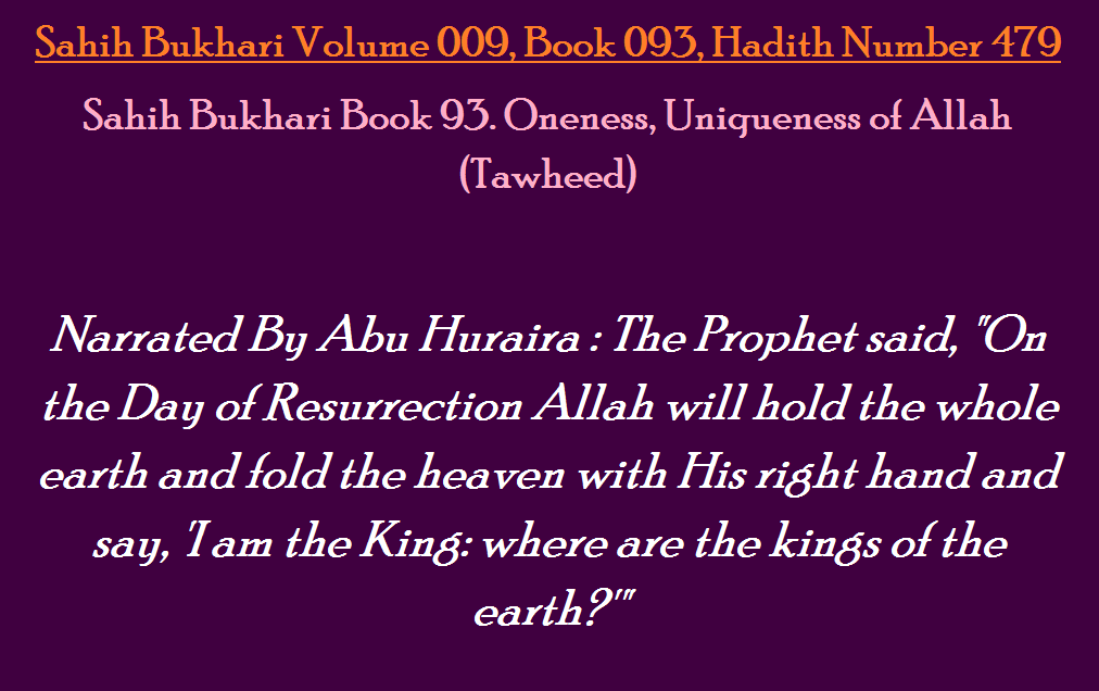 Hadith: HADITH IN ENGLISH