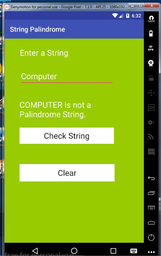 Free Programming Source Codes And Computer Programming Tutorials Palindrome In Android