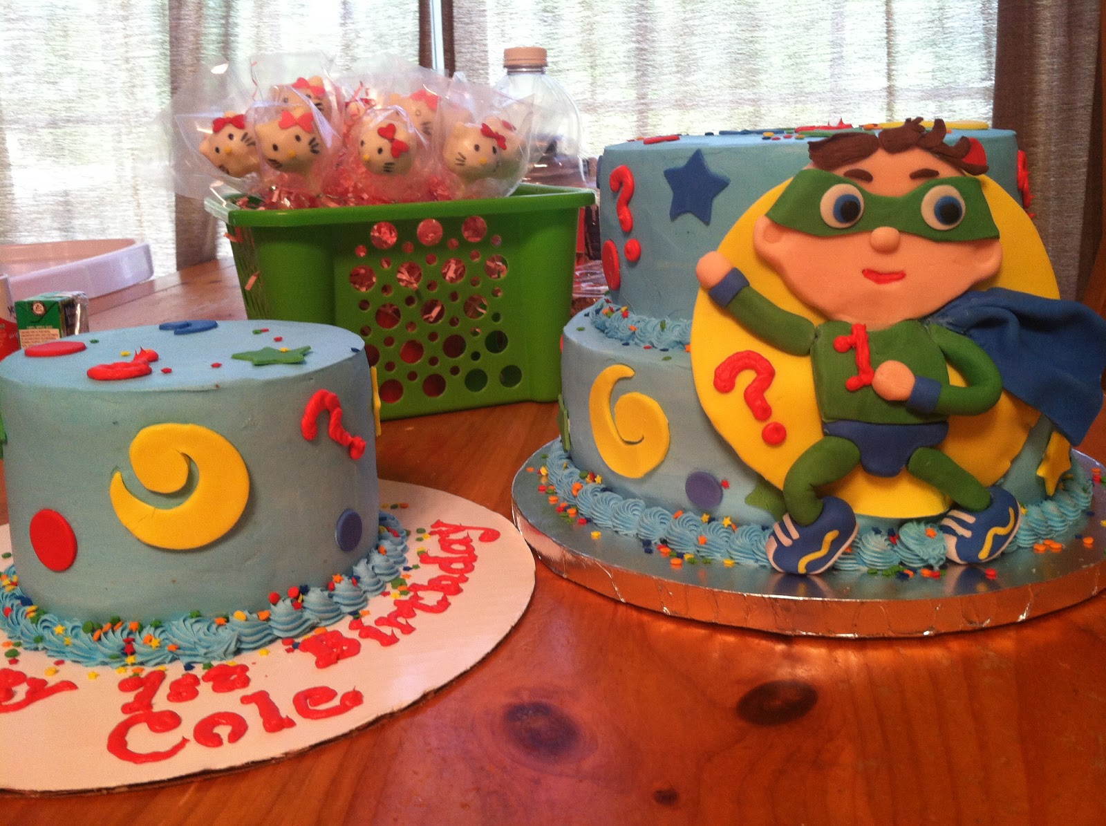 Introducing....: Super Why Cake for Cole's 1st birthday