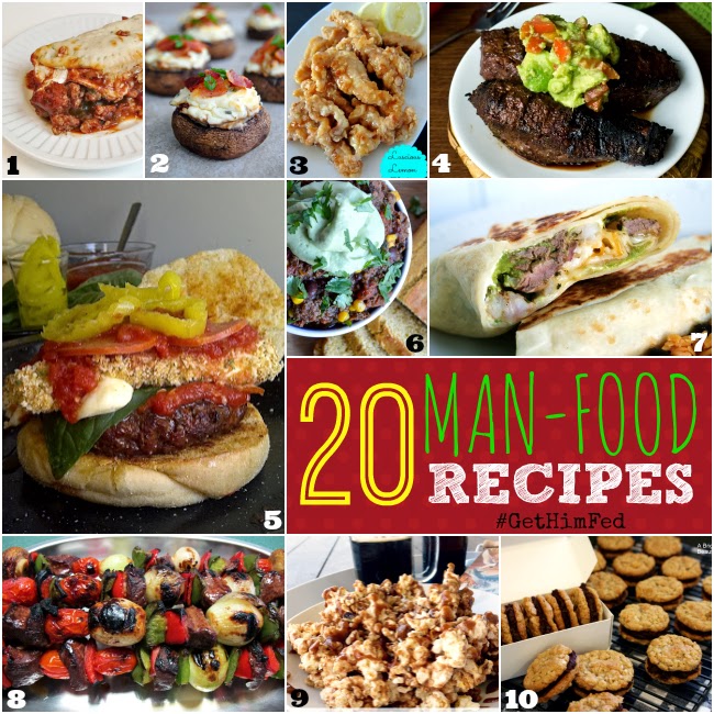 Hungry Harps: 20 Man-Food Recipes & #GetHimFed Fridays {No.19}