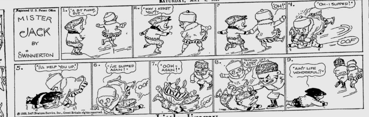 4 Comic strips from a Canadian paper in 1929!