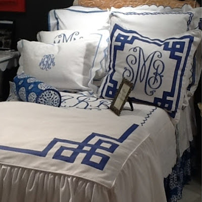 AndersonAvenue.net: Monogram Bedding from Jane Wilner Designs