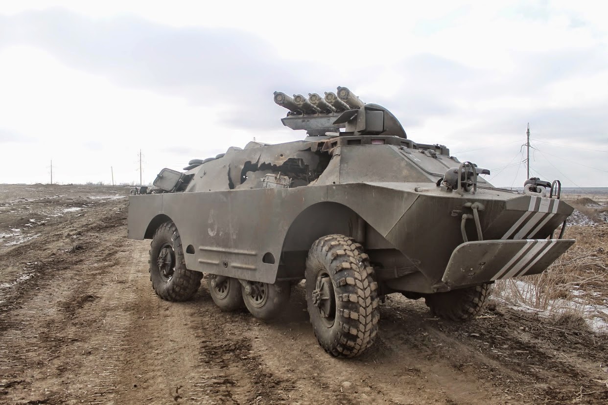 Historia y tecnología militar: BRDM-2 destruido en Ucrania