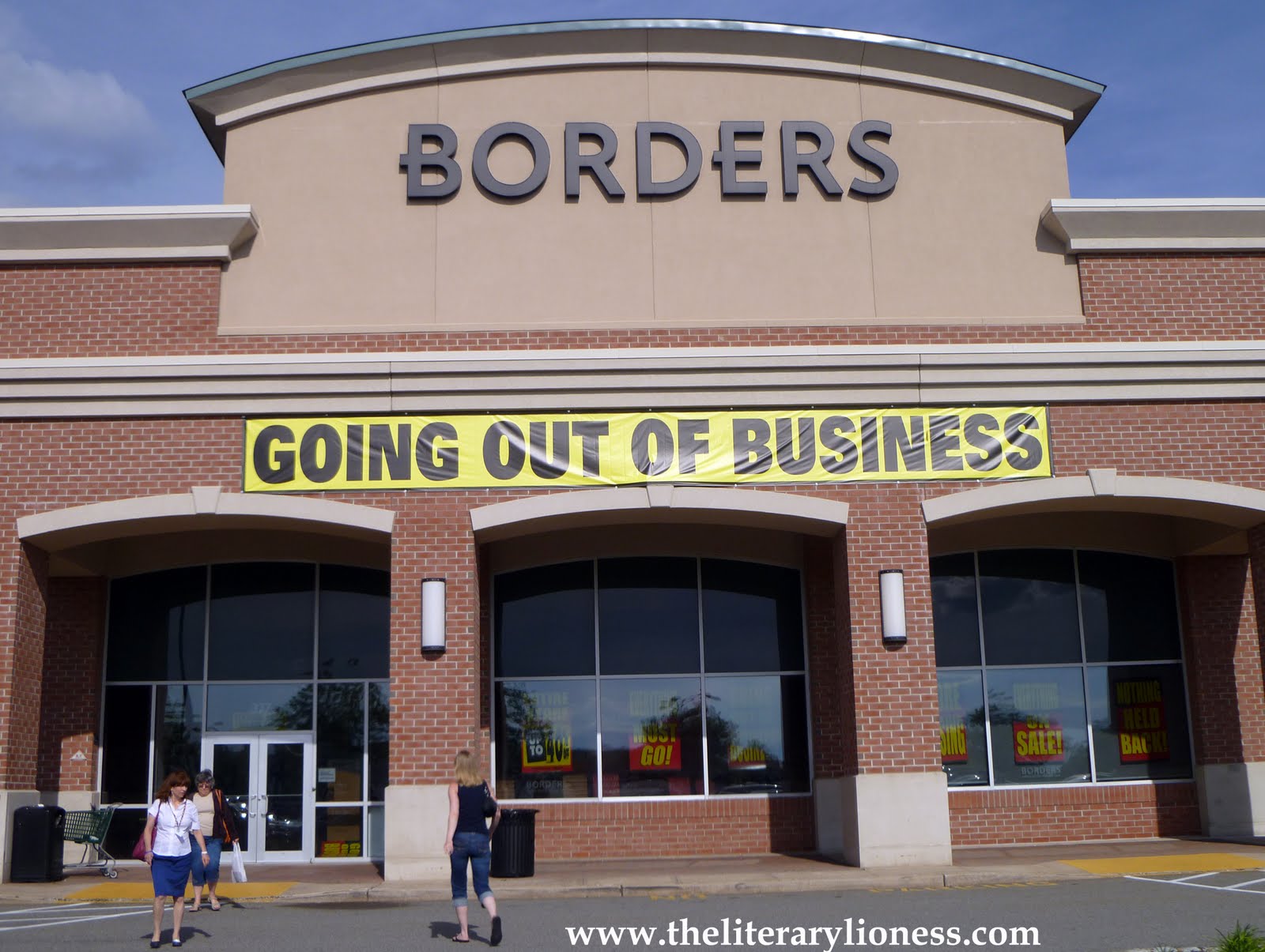 Borders Books 1971-2011 Farewell - THE LITERARY LIONESS