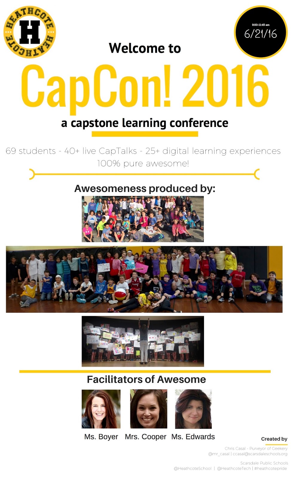 CapCon! 2016 – a capstone learning conference: Recap – HeathcoteTech