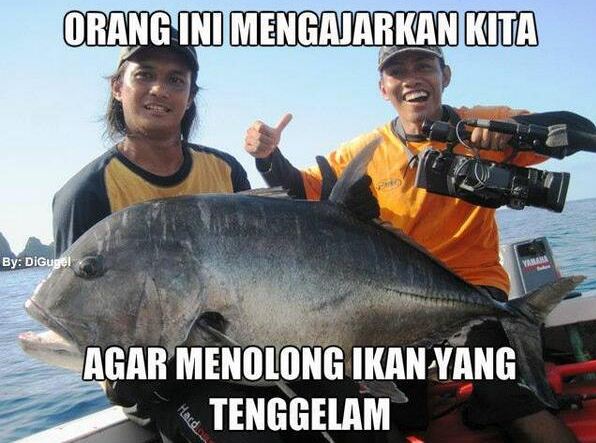 meme mancing asli kocak lucu - Dewa Pancing