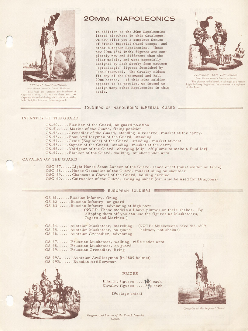 Flashcove's cay: Jack Scruby catalog 1962