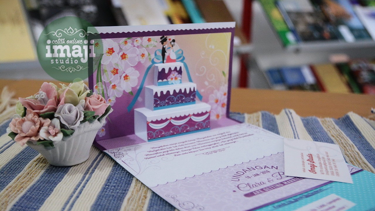 Undangan 3d Clara @Rp.3300 - Katalog & Blog Undangan