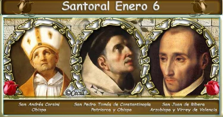 Vidas Santas: Santoral Enero 6