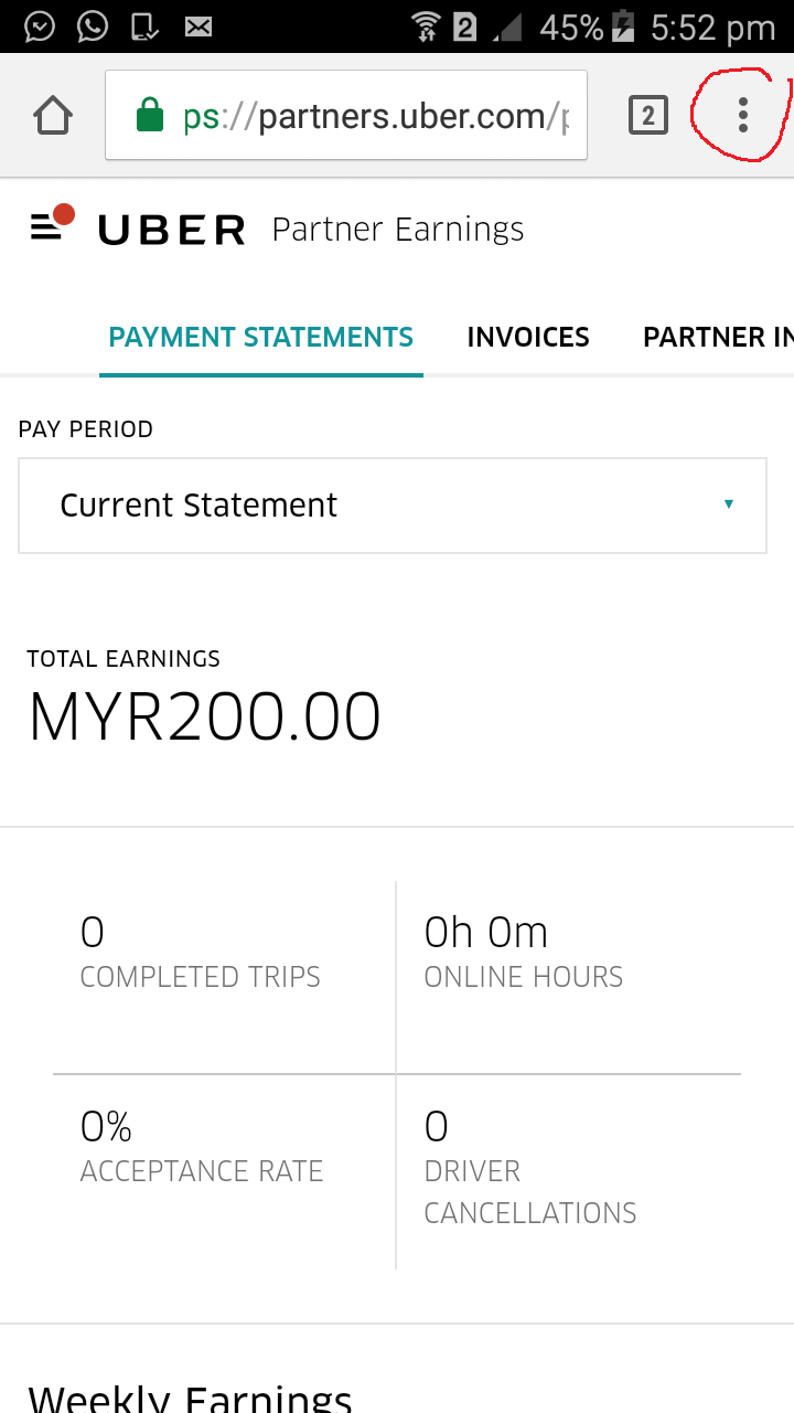 Uber statement pdf format guna smartphone | Daftar Grab - Grabcar ...