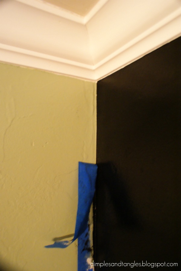 How I Painted a Perfectly Striped Wall {Tutorial} | Dimples and Tangles
