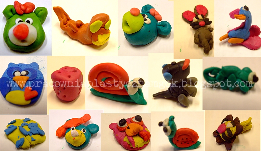 PracowniaPlastyczna: ZWIERZĄTKA Z MODELINY I PLASTELINY