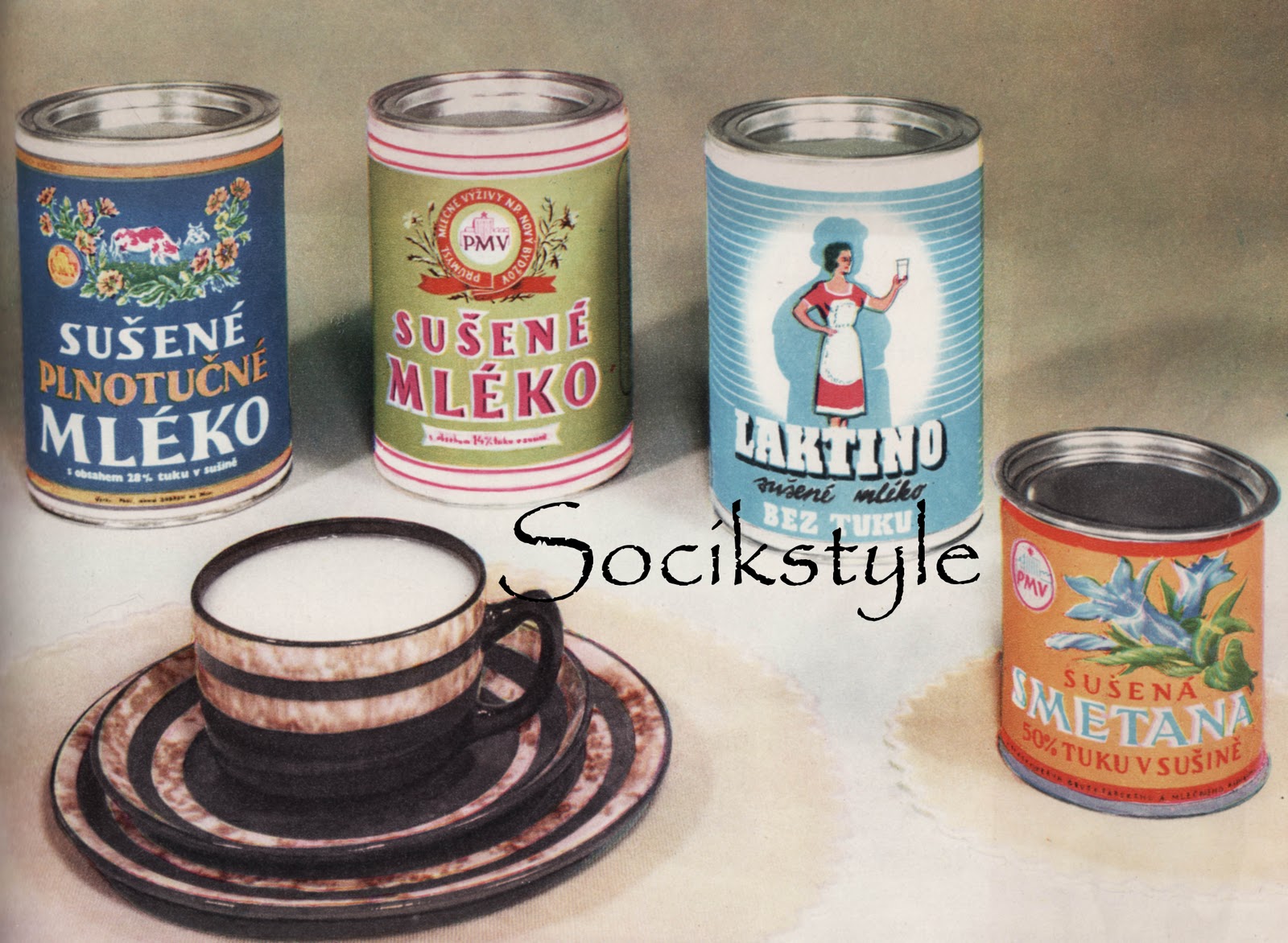 SOCÍK STYLE-Ostalgia: MLIEČNĚ VÝROBKY ČSSR-4.ČASŤ: MRAZENÉ A SUŠENÉ.