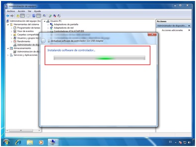 windows 7: Instalación de controladores