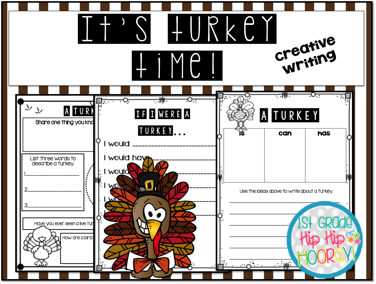 1st Grade Hip Hip Hooray!: It's Turkey Time So ... Let's Talk Turkey!