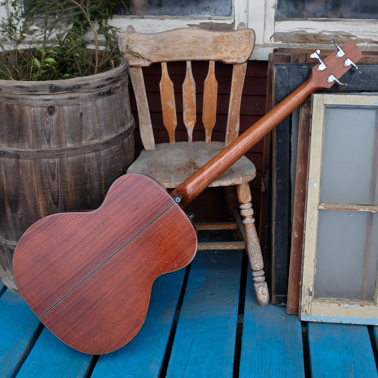 1990s Vester Acoustic Bass Guitar