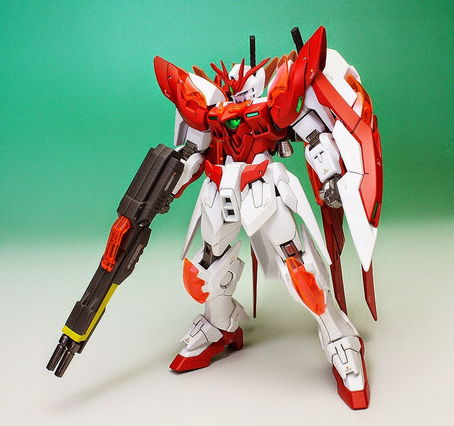 Gundam Family: HGBF 1/144 Wing Gundam Zero Honoo + Honoo Part Set ...