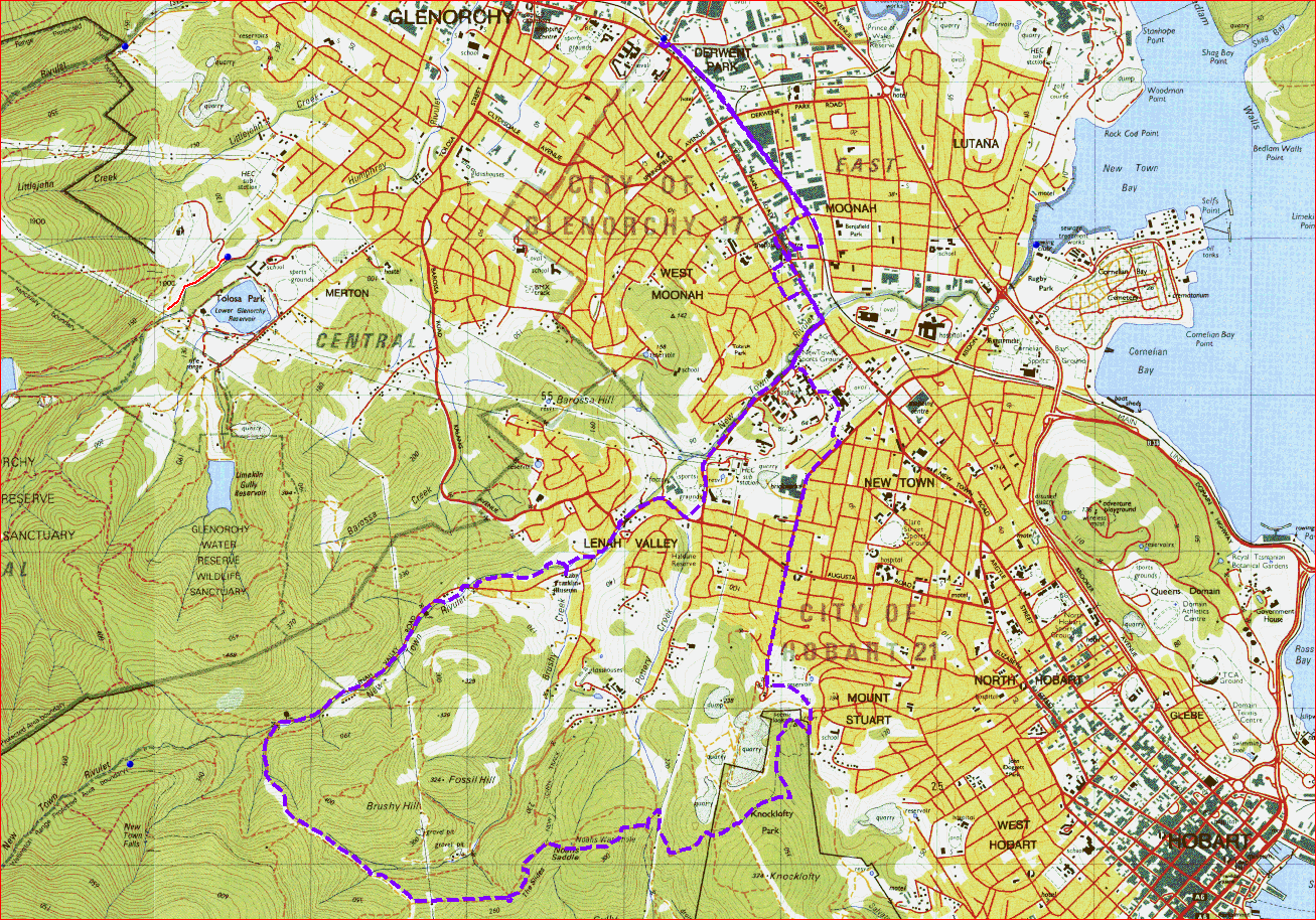 New Town Rivulet Circuit | Hiking South East Tasmania