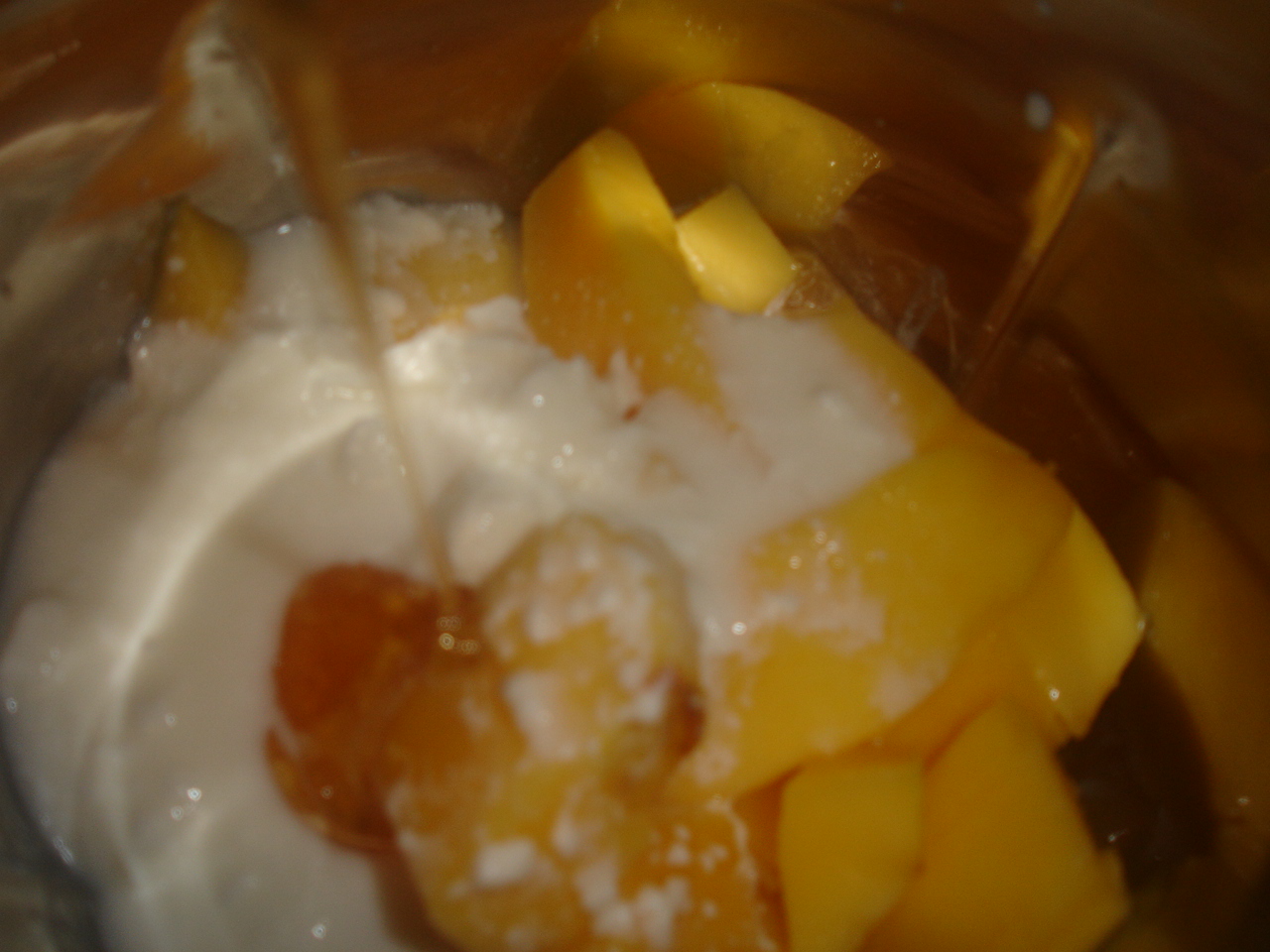 VineelaSiva: Peach,Orange,Mango Smoothie