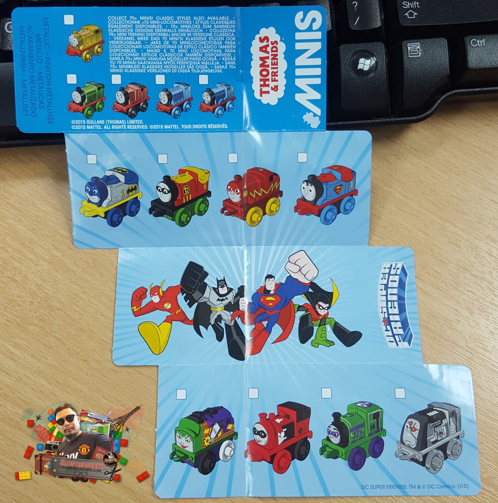 DAUS REDSCARZ: Koleksi Thomas & Friends Minis | Batman & Robin