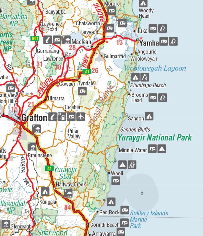 Bushtracker Travels RosnRoss: Yuraygir National Park - Illaroo Campground