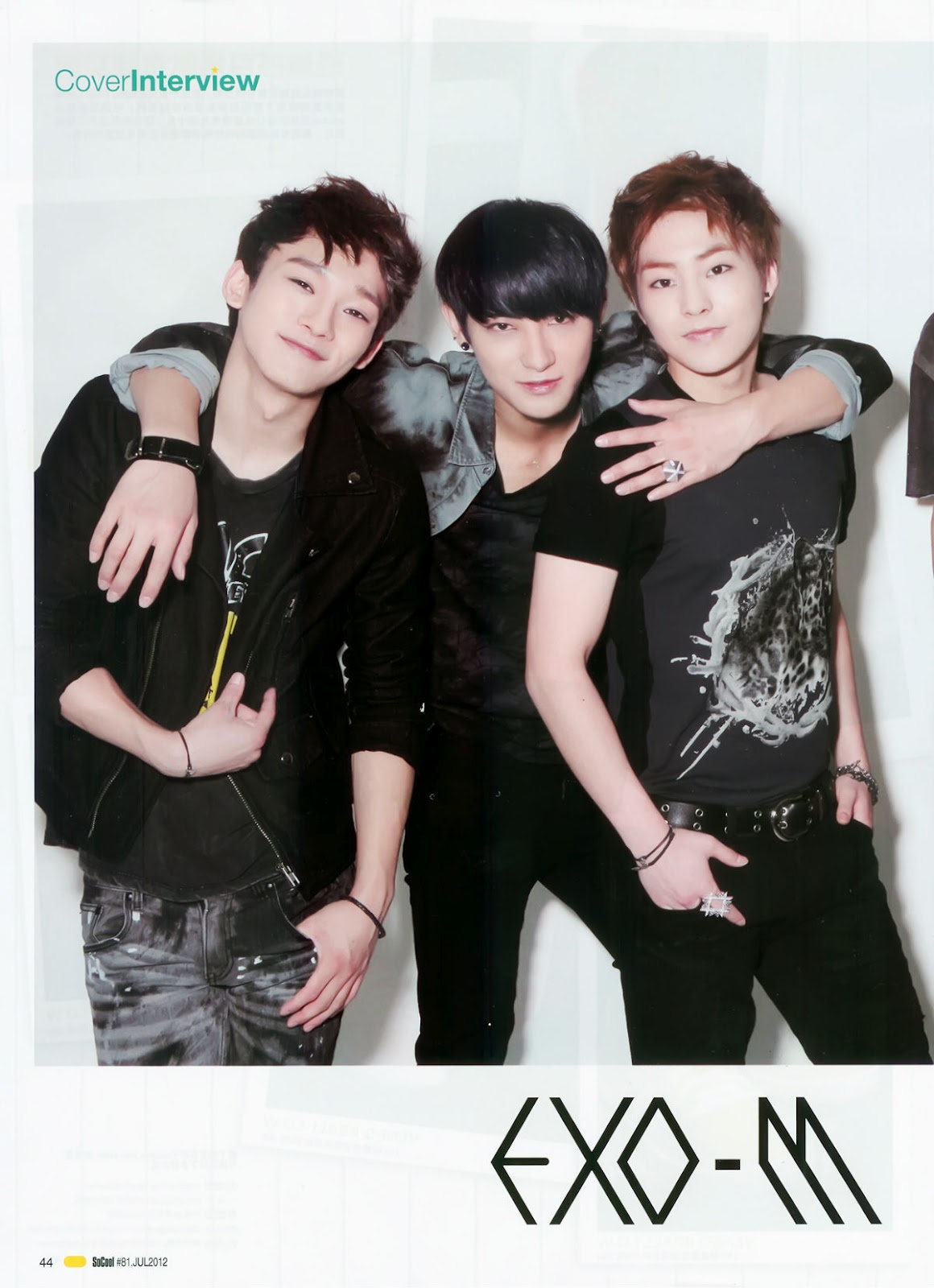 SuPer StaRs: EXO-M in 'SO COOL' magazine