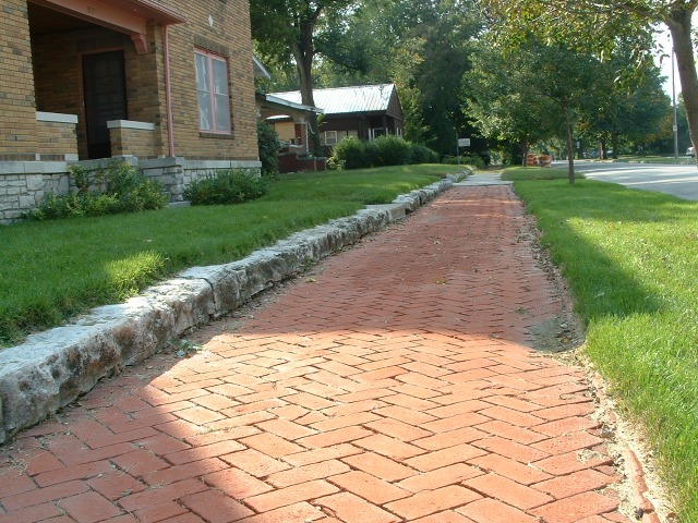 Brick Vector Picture: Brick Sidewalks